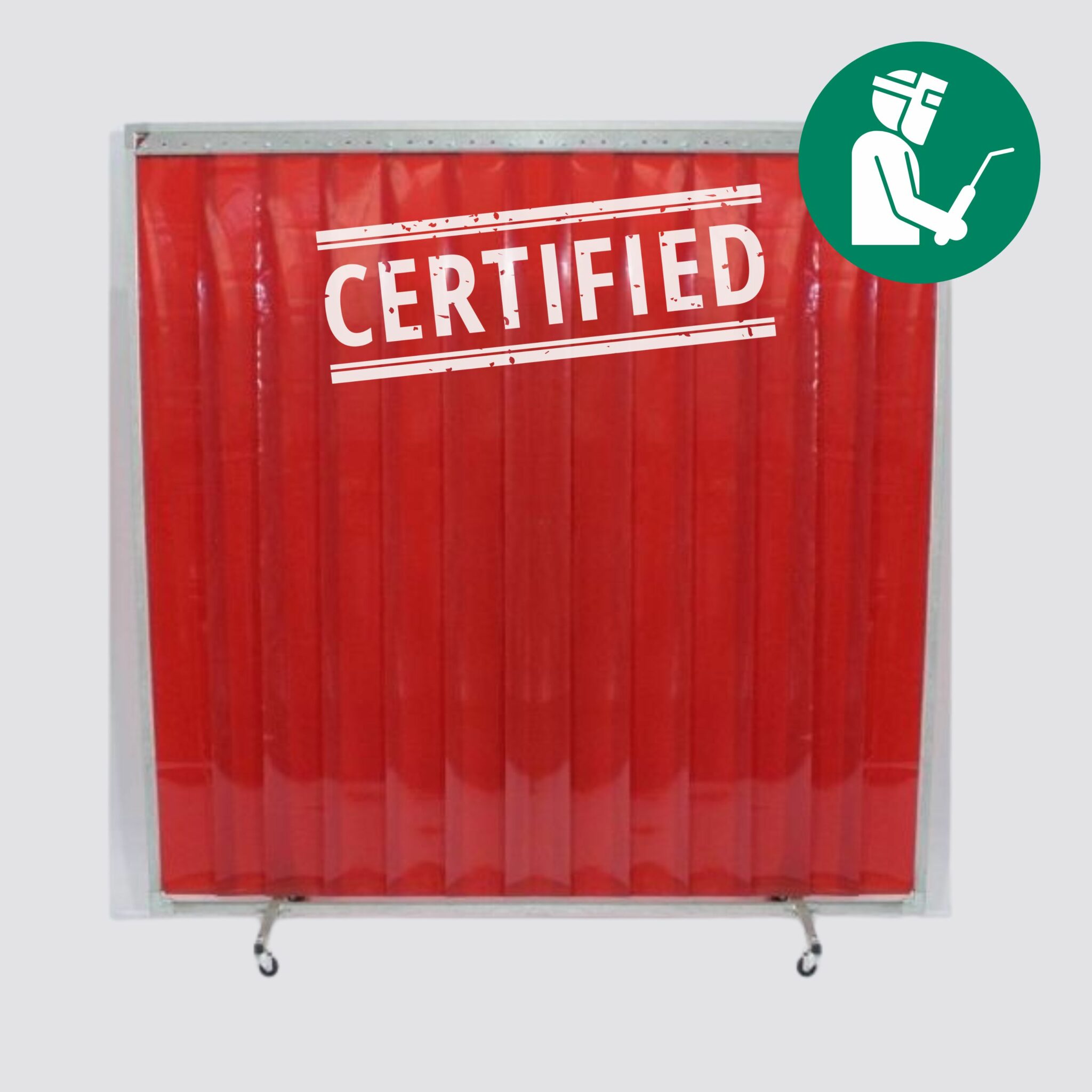 Welding Screen with PVC welding Strips – Maxiflex Door Systems