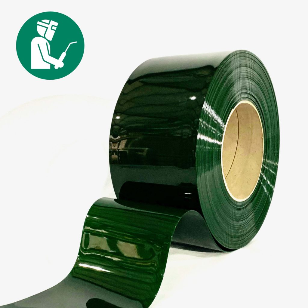 PVC Strip Curtain Welding Strip Green 200mm x 2mm – Maxiflex Door Systems